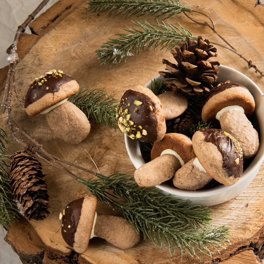 Pecan Mushroom Cookies | T8N