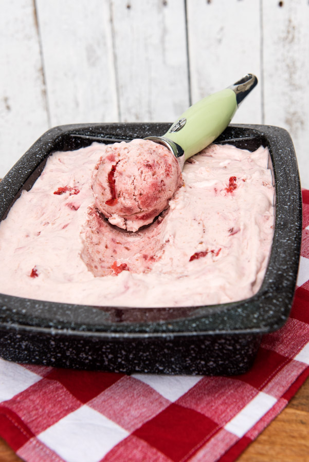 Strawberry & Rhubarb Balsamic Gelato | T8N