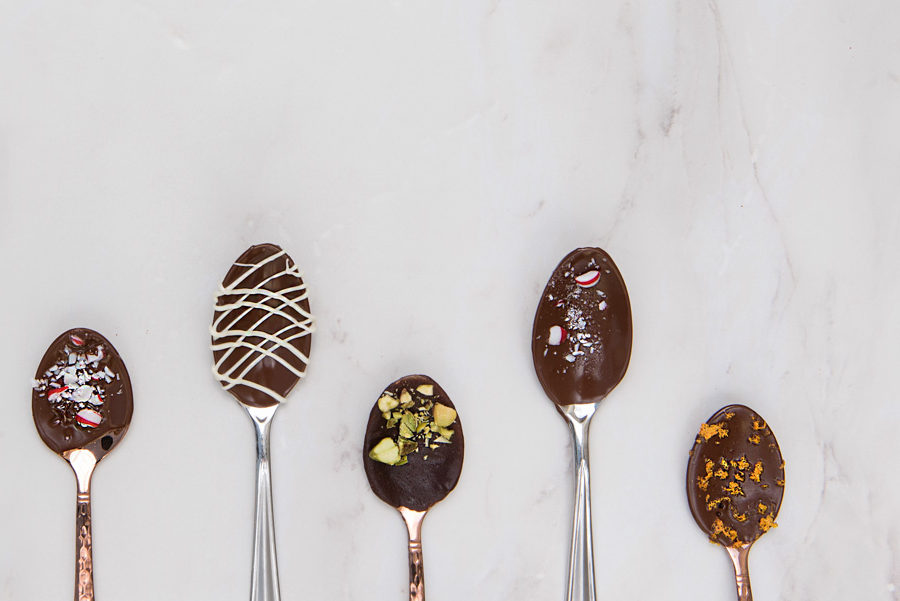 Chocolate Dipped Spoons | T8N