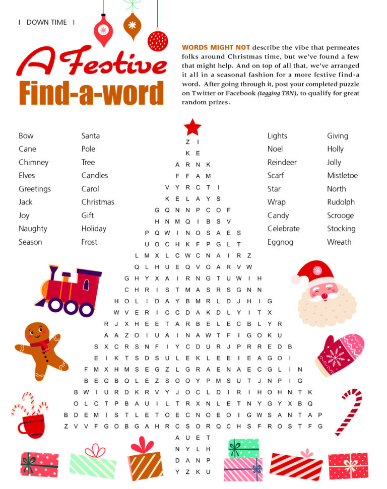 Christmas Word Search | T8N