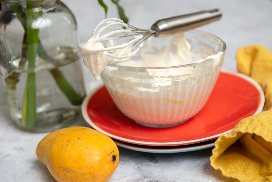 Coconut Pound Cake with Mango Whip | T8N