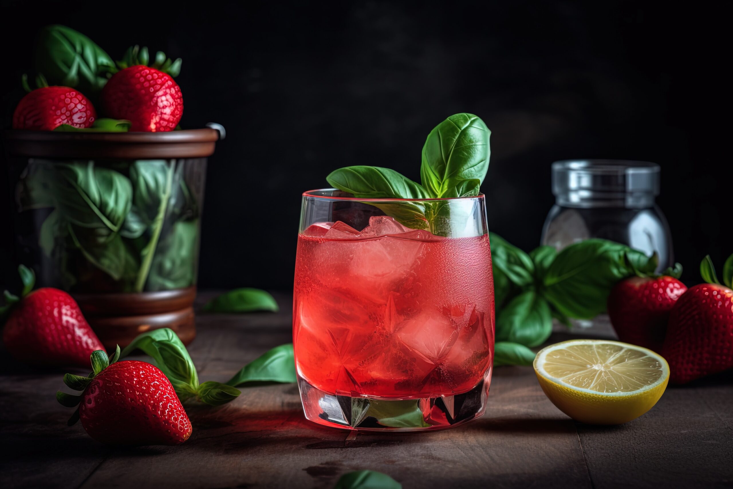 Strawberry Basil Smash | T8N